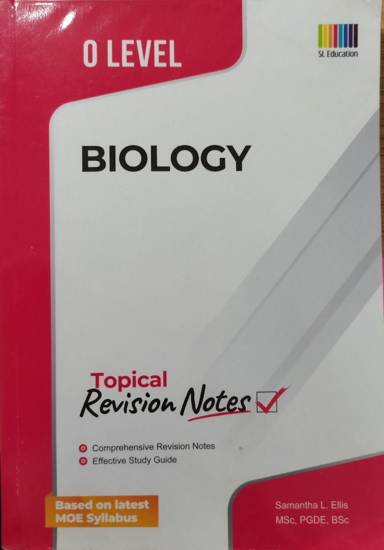 O Level Biology Topical Revision Notes, Hobbies & Toys, Books ...