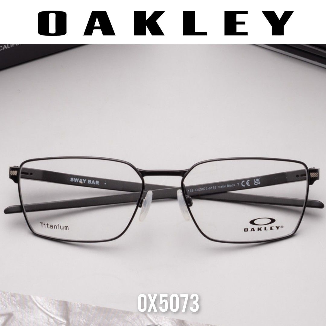 Oakley ox5073 sway bar titanium glasses, Men's Fashion, Watches ...