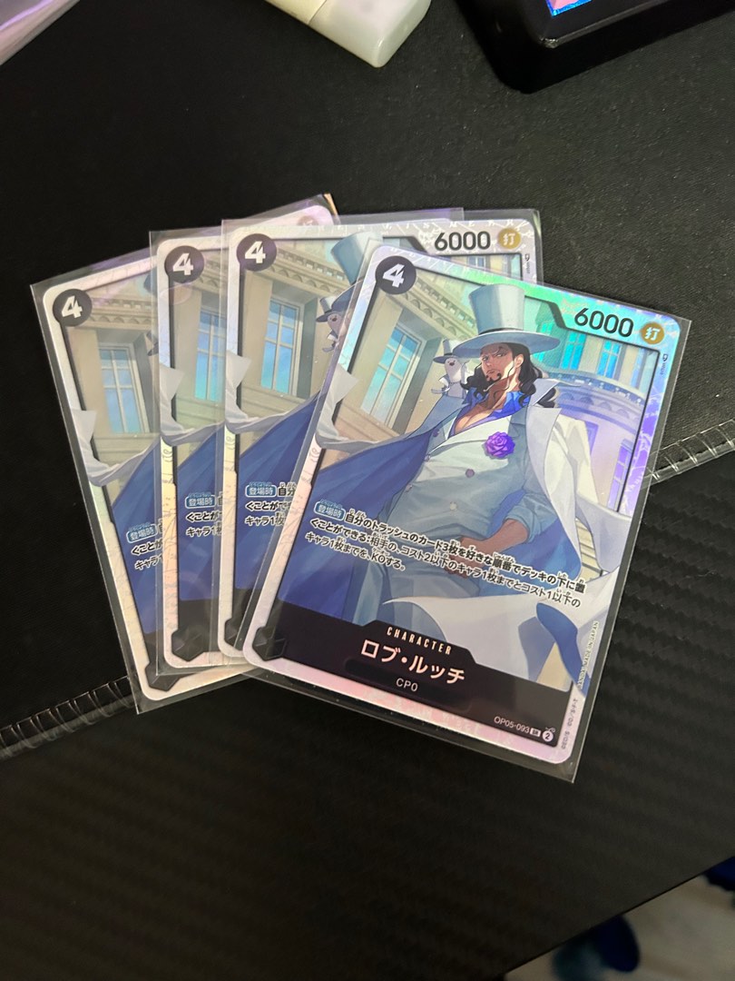 One piece tcg optcg op-05 op05 op5 rob lucci playset, Hobbies & Toys ...