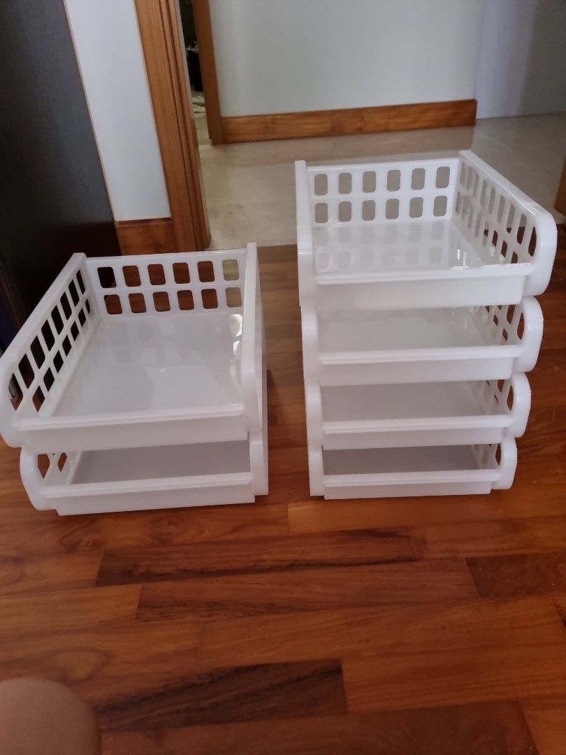 Organising tray (stackable), Furniture & Home Living, Home Improvement ...