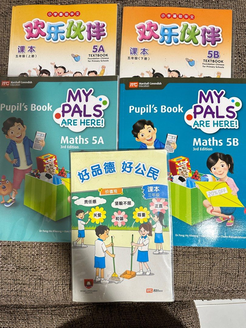P5 Math and Foundation Chinese Textbooks, P3 CCL, Hobbies & Toys, Books ...