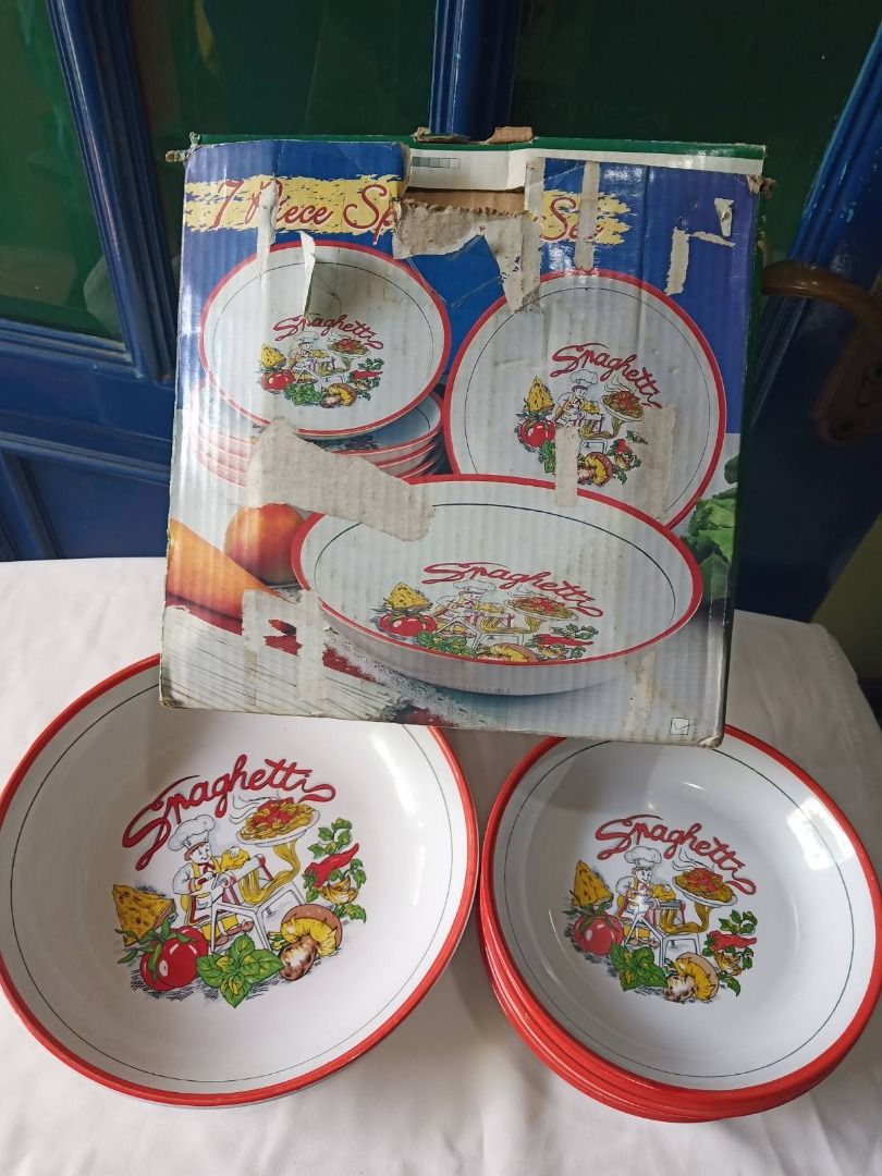 PASTA / SPAGHETTI PLATES, Furniture & Home Living, Kitchenware ...