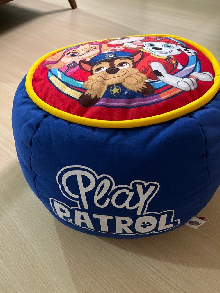 Paw patrol Bean Bag Stool Chair, Hobbies & Toys, Toys & Games on Carousell