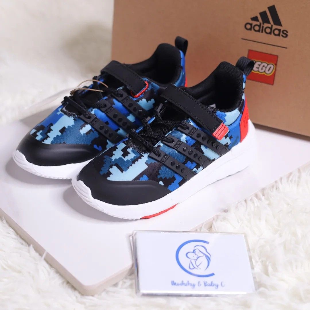 adidas x Lego Racer TR21 Core Black/Blue, Babies & Kids, Babies & Kids ...
