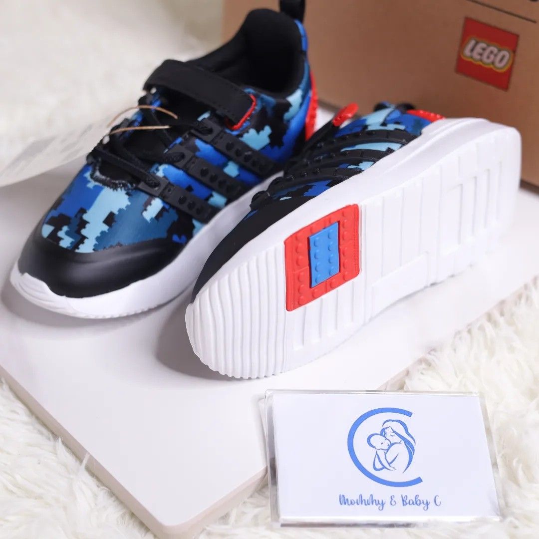 adidas x Lego Racer TR21 Core Black/Blue, Babies & Kids, Babies & Kids ...