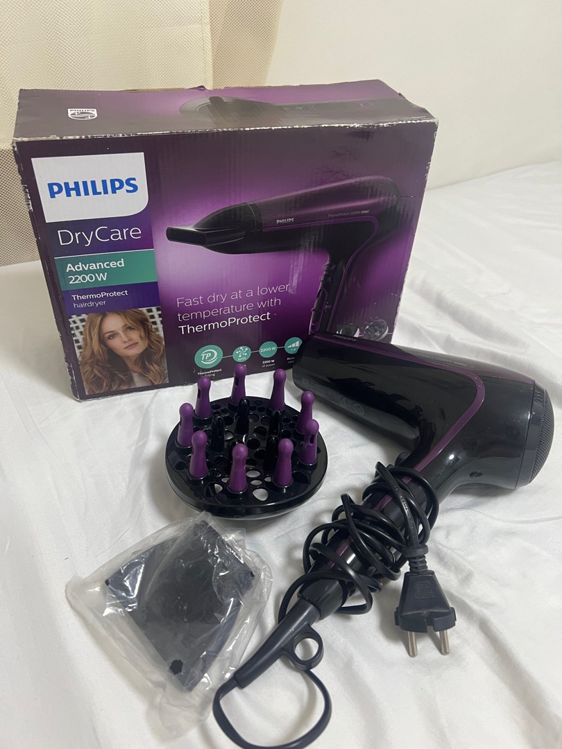 Philips Drycare Hair Blower Dryer Diffuser, Beauty & Personal Care ...