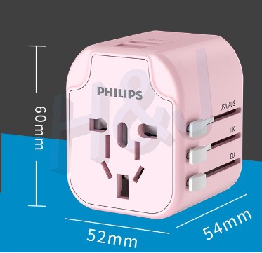 Philips Universal Travel Adapter All in One International Worldwide ...