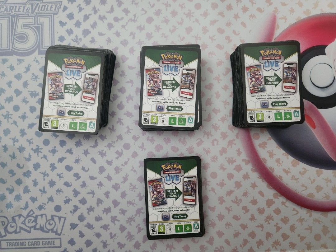 Pokemon Live Code Card, Hobbies & Toys, Toys & Games on Carousell