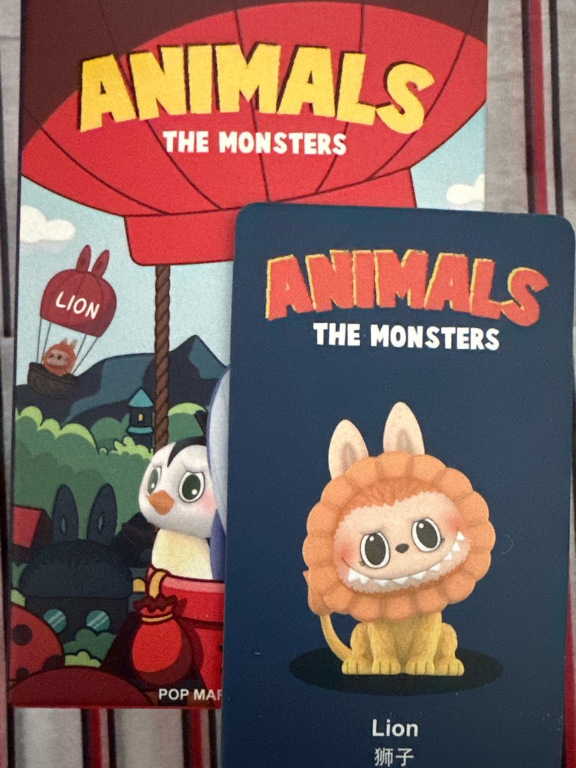 POPMART Animals The Monster, Hobbies & Toys, Toys & Games on Carousell