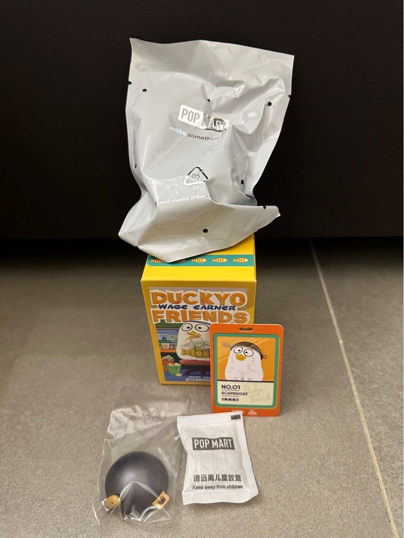 Popmart Duckyo 泡泡玛特小刘鸭盲盒 拆盒确定款, Hobbies & Toys, Toys & Games on Carousell