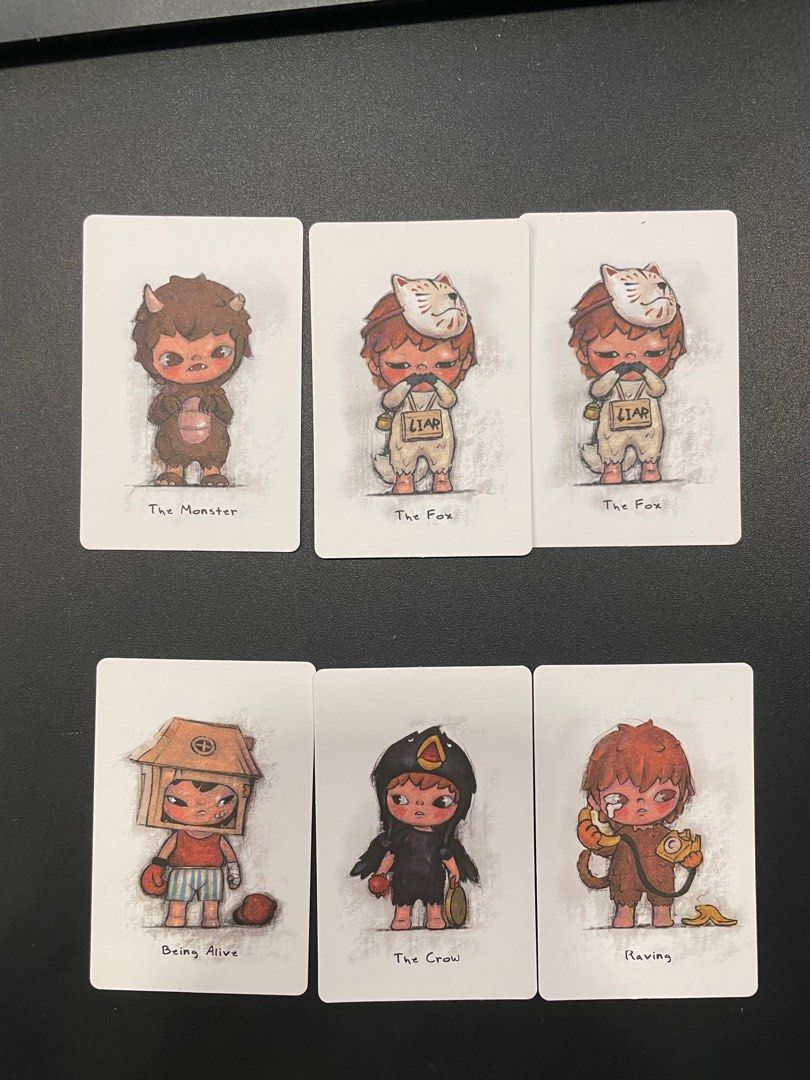 Popmart Hirono The Other One Fox Monster Raving Being Alive Crow ...