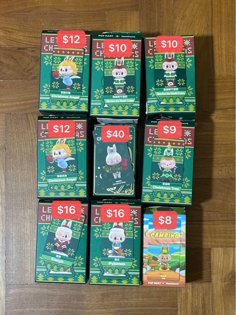 Popmart Labubu Christmas, Hobbies & Toys, Toys & Games on Carousell