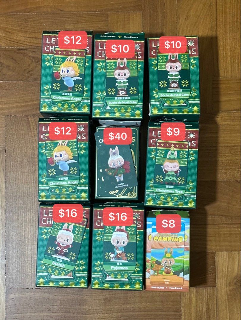 Popmart Labubu Christmas, Hobbies & Toys, Toys & Games on Carousell