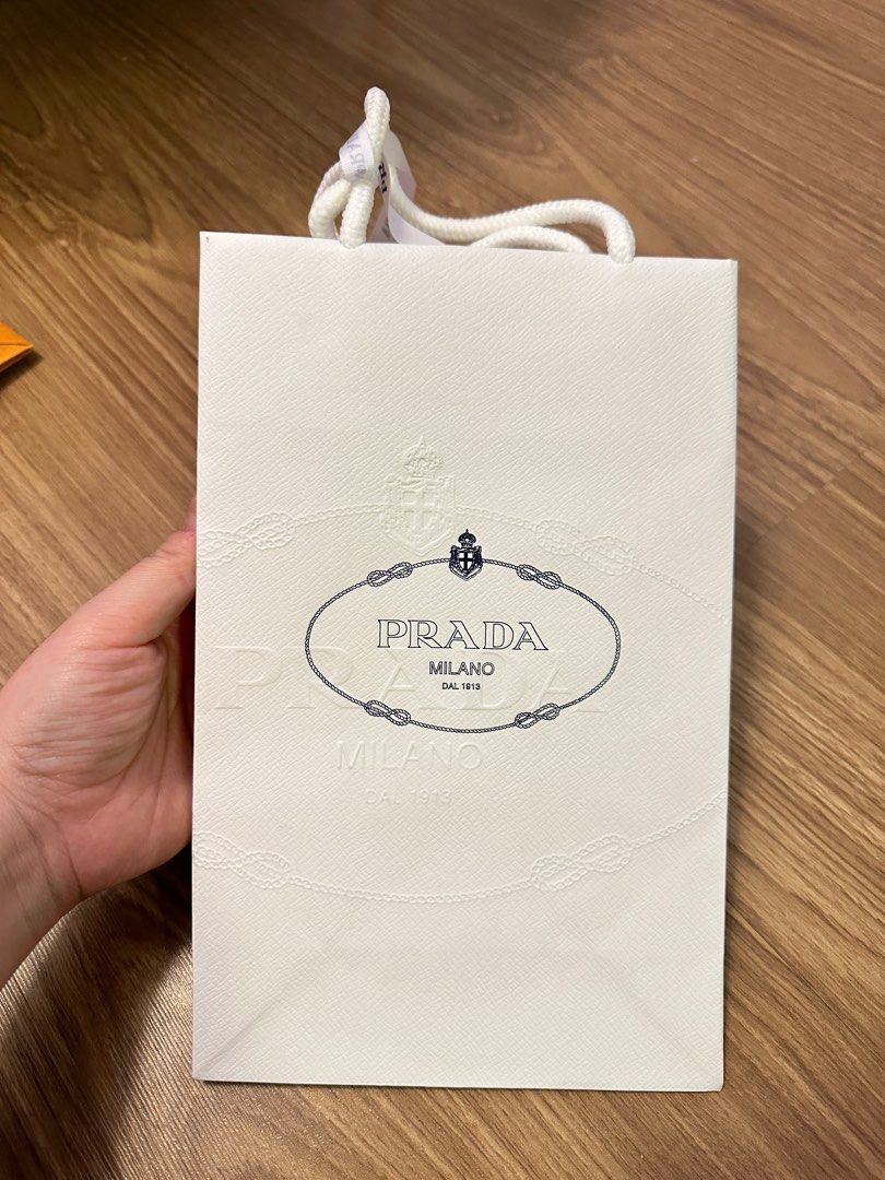 Prada Paper Bag, Luxury, Accessories on Carousell