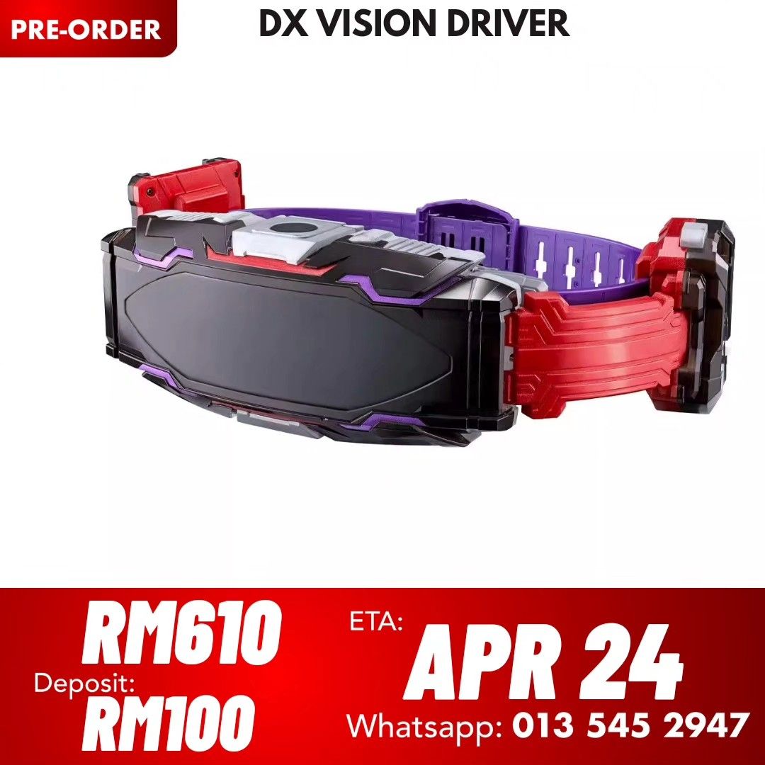 [Pre-Order] Kamen Rider Geats: DX Vision Driver, Hobbies & Toys, Toys ...