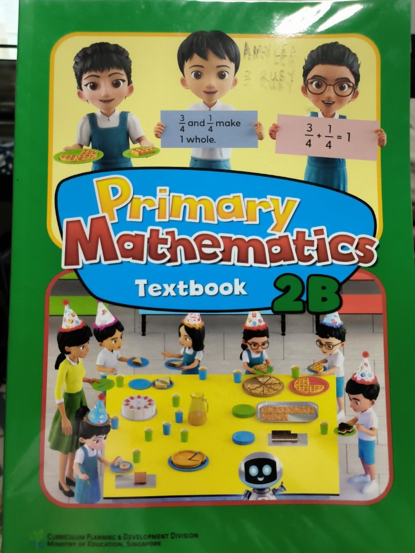 Primary Mathematics Textbook 2B, Hobbies & Toys, Books & Magazines ...