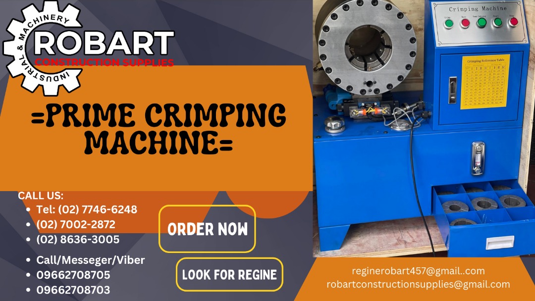 =PRIME CRIMPING MACHINE=, Commercial & Industrial, Construction Tools ...