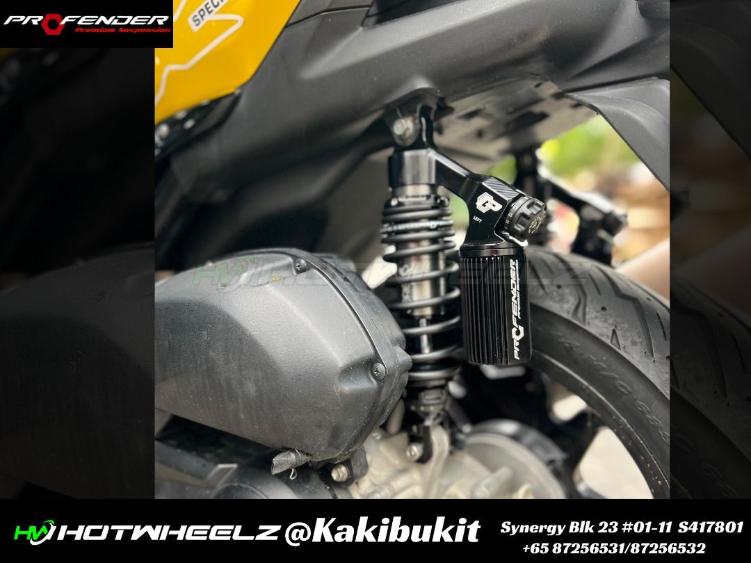 PROFENDER X-SERIES SUSPENSION-YAMAHA AEROX, Motorcycles, Motorcycle ...