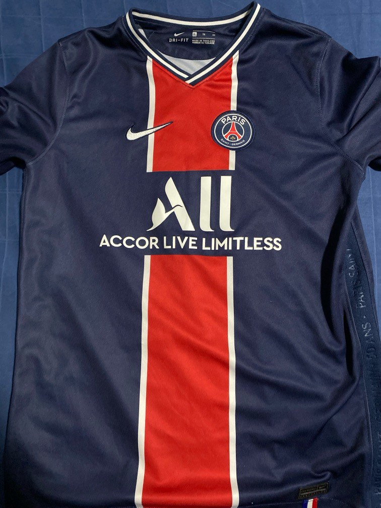 Psg Home kit 20/21, Men's Fashion, Activewear on Carousell