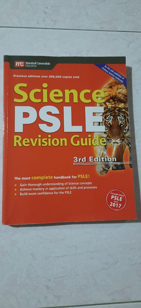 PSLE Science Revision Guide 3rd Edition, Hobbies & Toys, Books ...