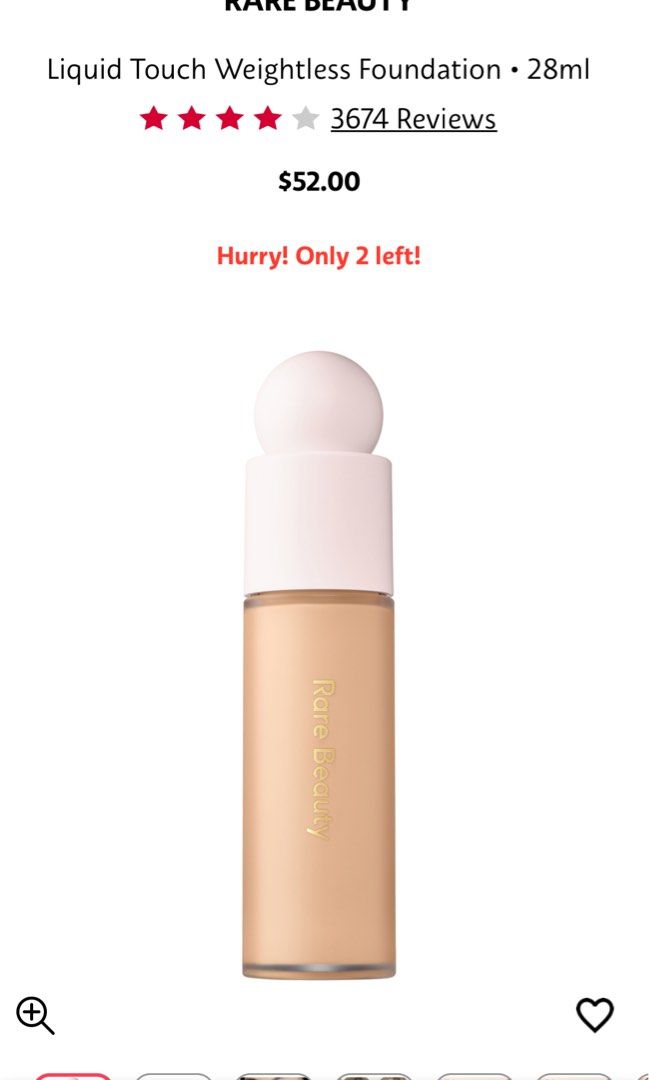 Rare beauty foundation, Beauty & Personal Care, Face, Makeup on Carousell