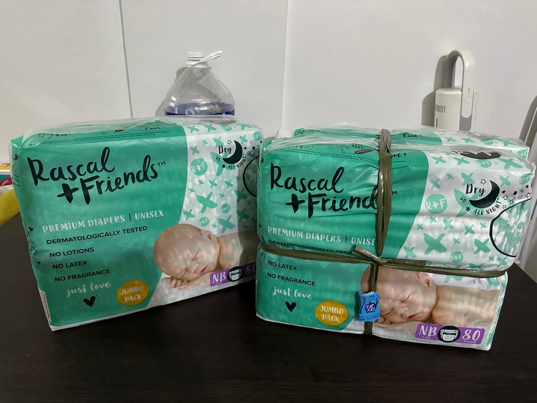 Rascal + Friends Diaper Newborn size, Babies & Kids, Bathing & Changing ...