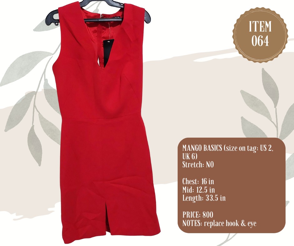 Red Dress by MANGO BASICS, Women's Fashion, Dresses & Sets, Dresses on ...
