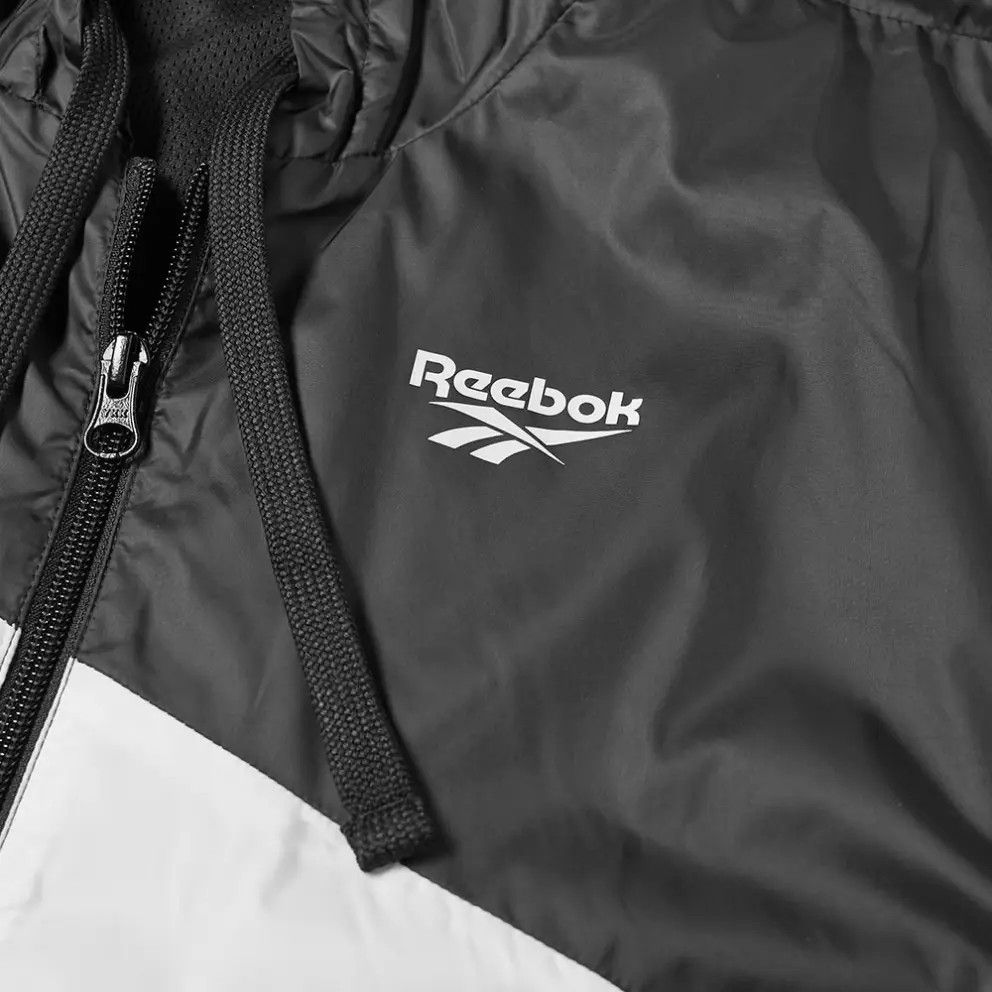 Reebok Classic Vector Black white Windbreaker Jacket, Men's Fashion ...