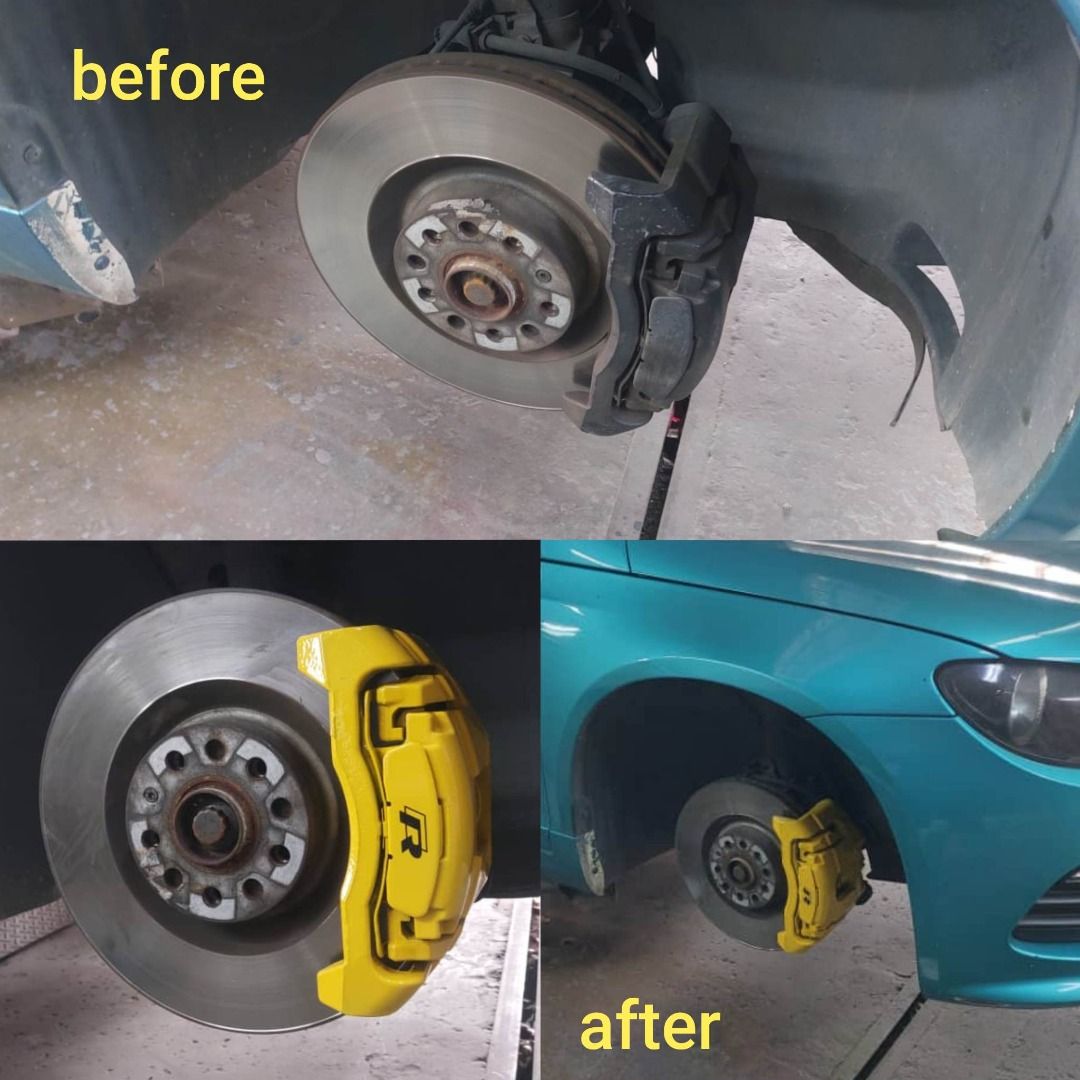 refurbished brake caliper/sport rim//respray/change color, Car ...