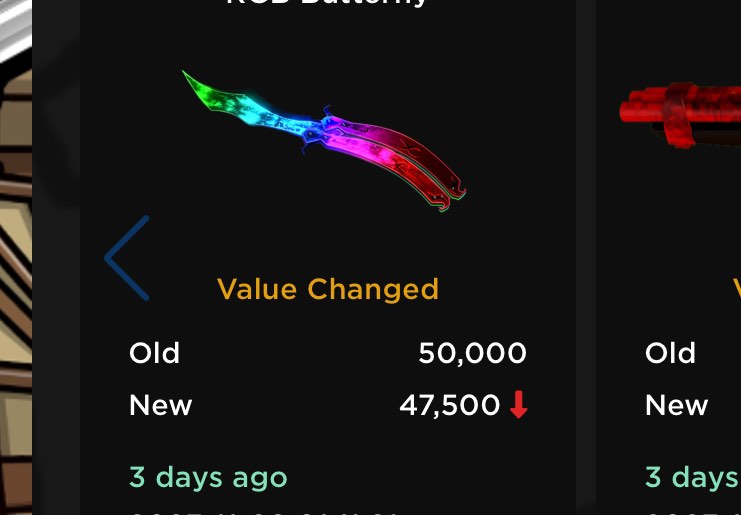 Roblox dahood rgb butterfly knife, Video Gaming, Video Games, Others on ...