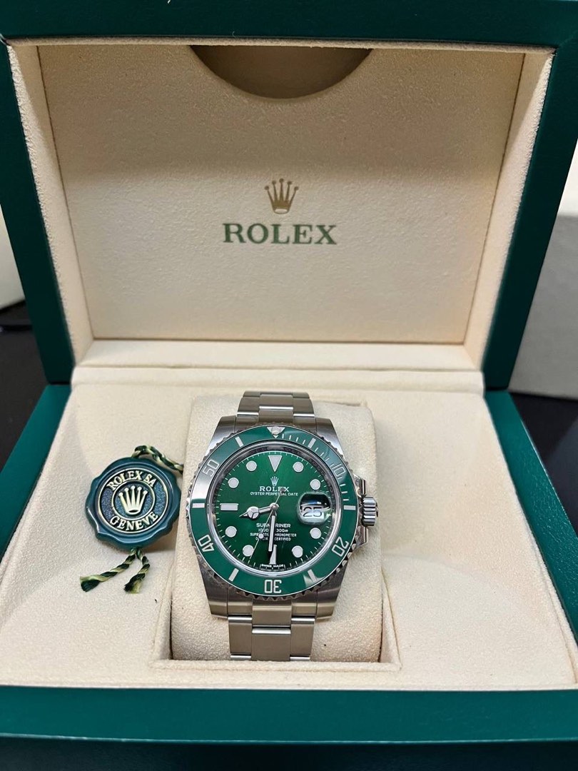 Rolex hulk, Luxury, Watches on Carousell
