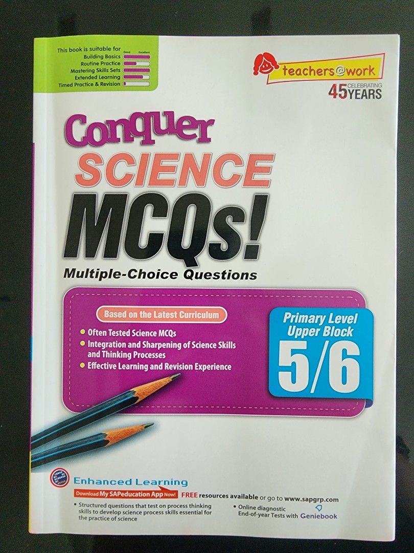 Science MCQ assessment book, Hobbies & Toys, Books & Magazines ...