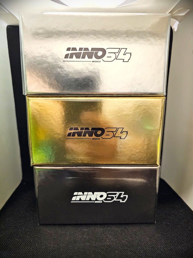 Sealed Inno64 Limited edition chrome Nissan R34 GTR collection, Hobbies ...
