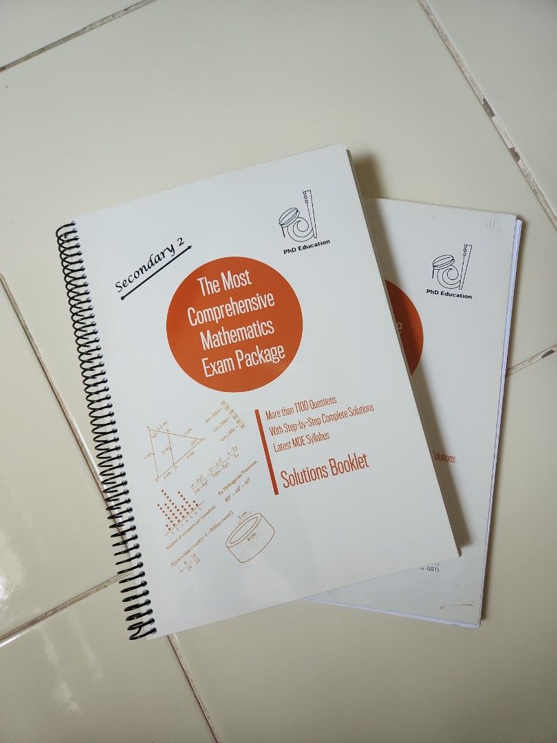 Secondary 2 Math Exam Package, Hobbies & Toys, Books & Magazines ...