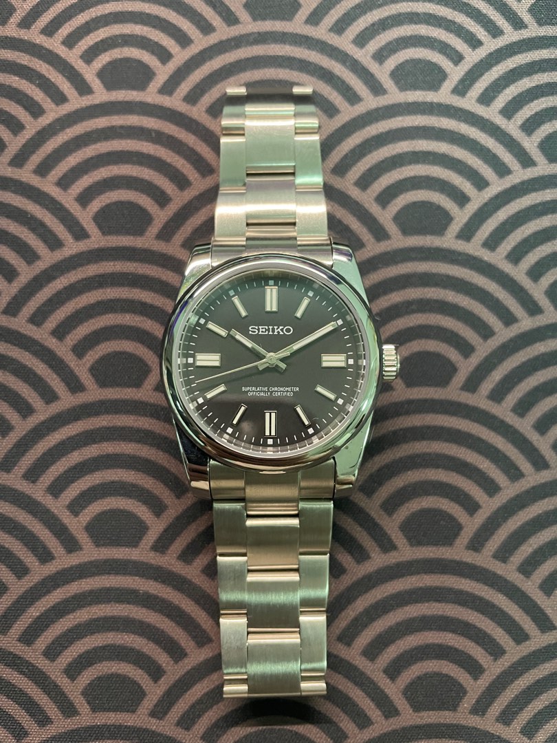 Seiko Custom Mod “Oyster Perpetual Black” 36mm case, Men's Fashion ...