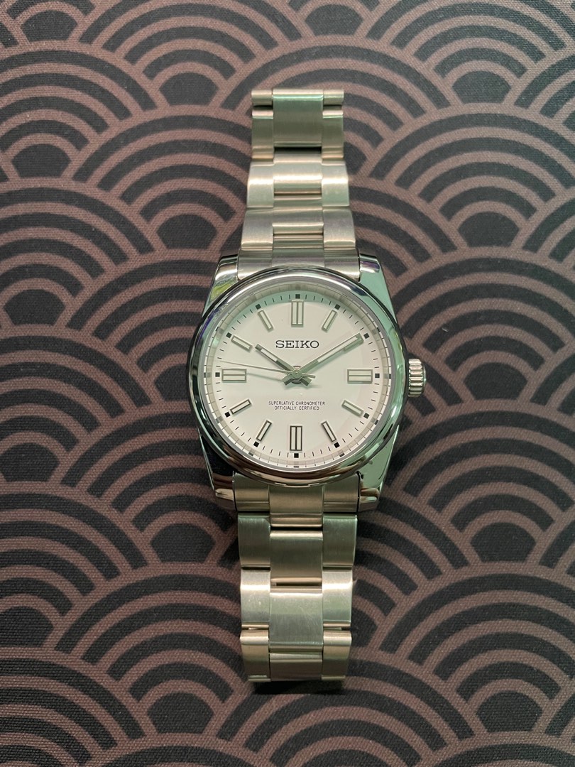 Seiko Custom Mod “Oyster Perpetual White” 36mm case, Men's Fashion ...