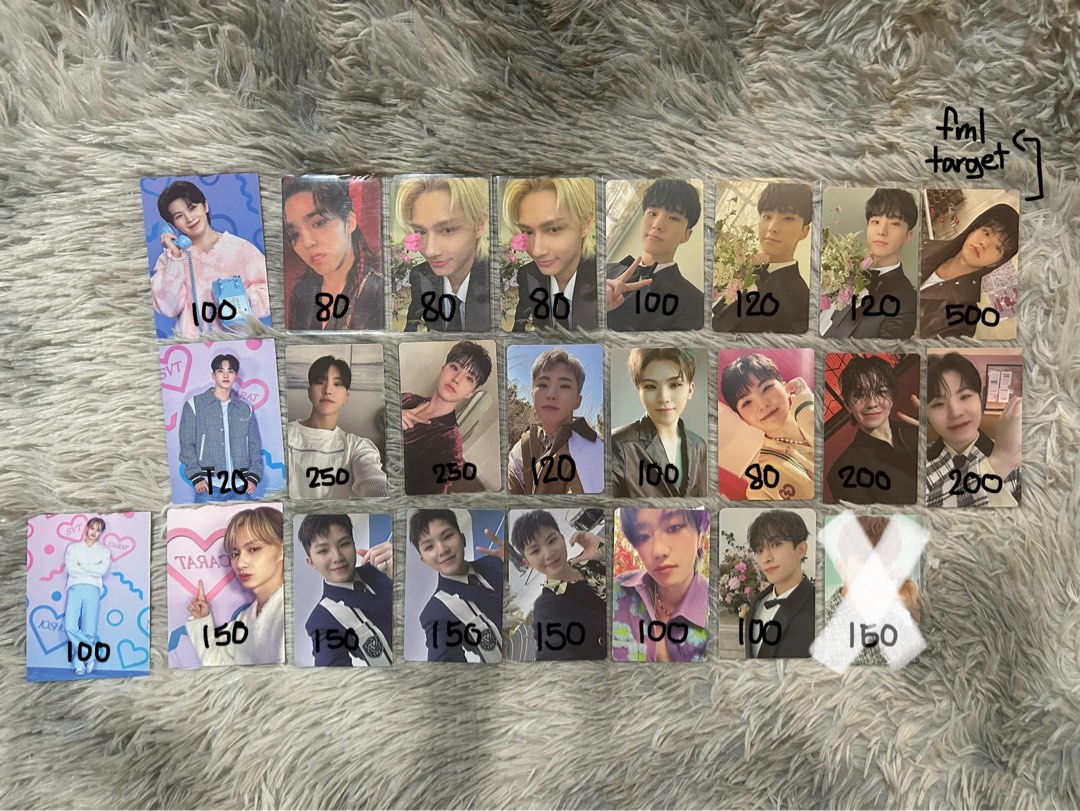WTS LFB PH Seventeen SVT Photocards Pcs Scoups Jun Hoshi Woozi Minghao The8 DK FML Face the Sun ...
