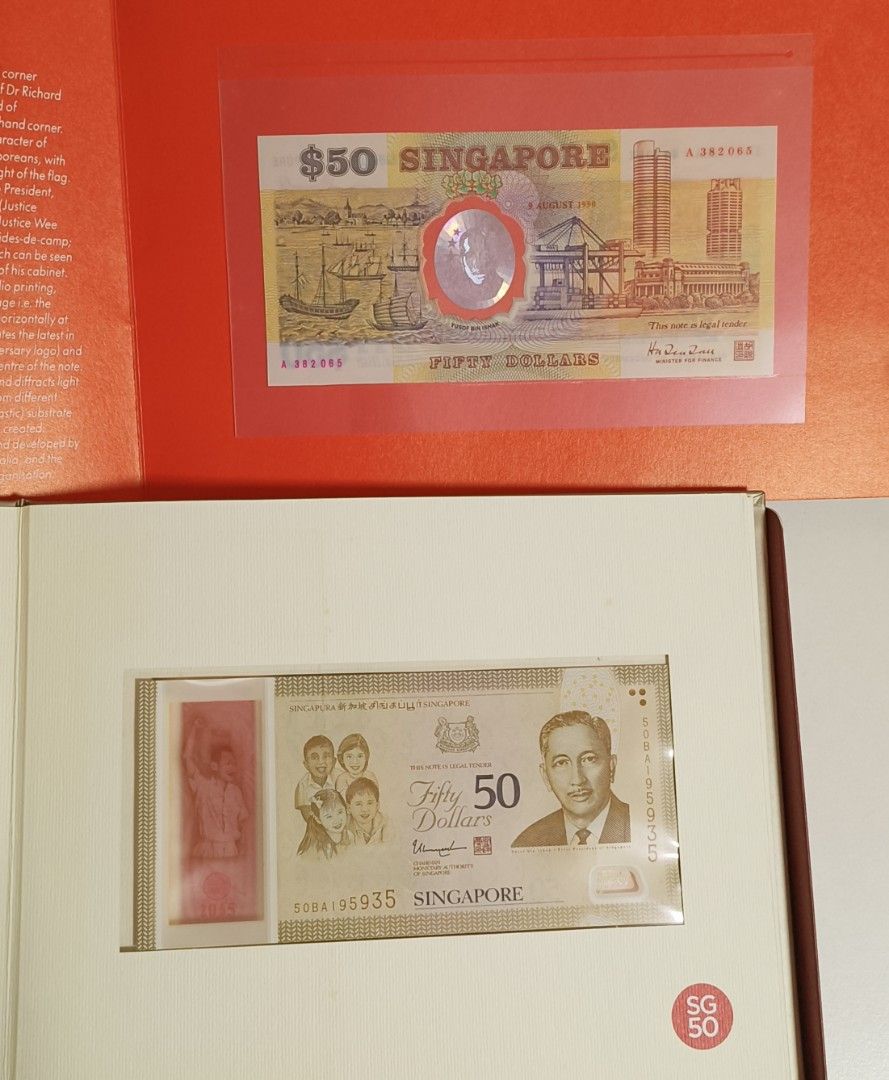 SG50 and SG 25 Commemorative Notes, Hobbies & Toys, Memorabilia ...