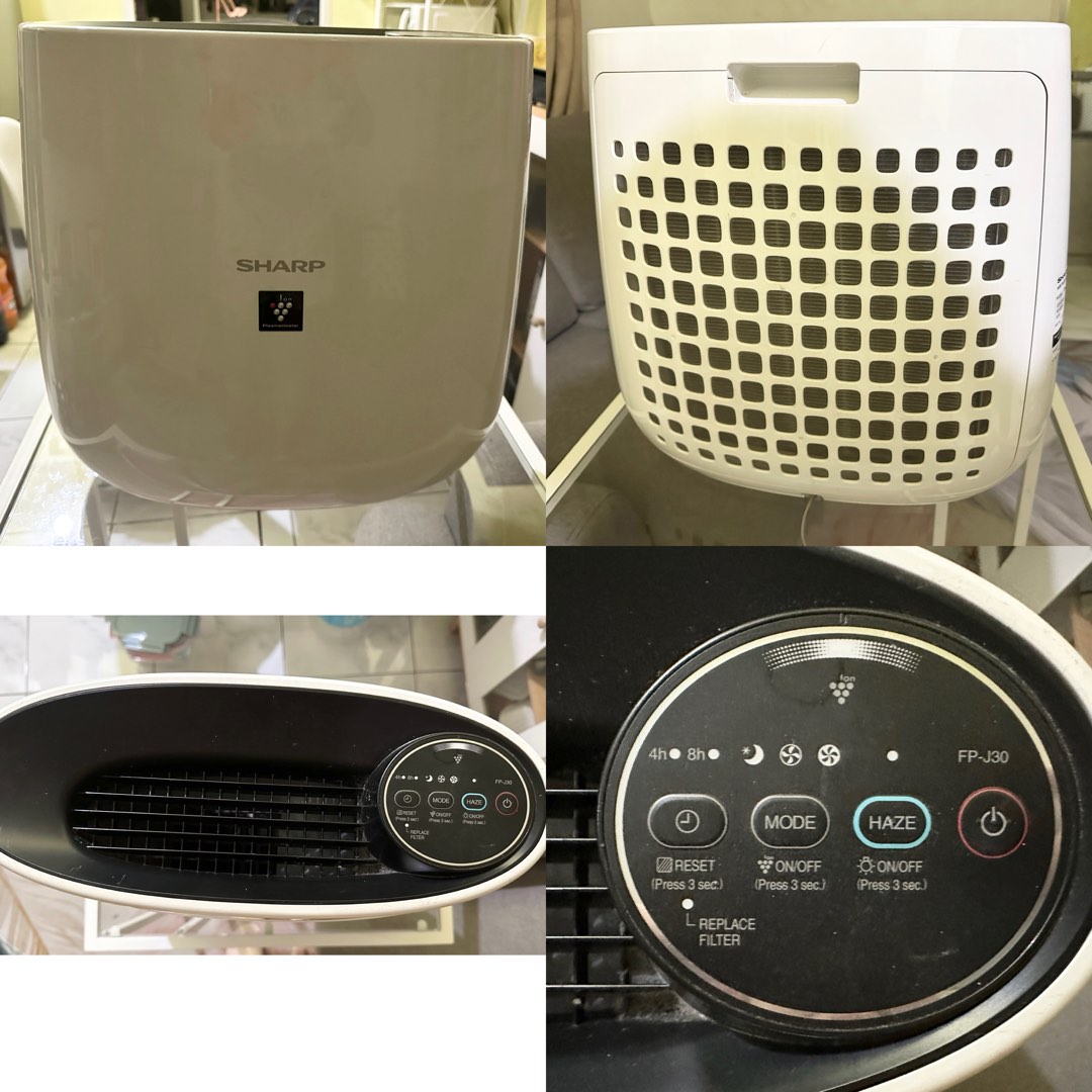 Sharp plasmacluster air purifier 23sqm, TV & Home Appliances, Air Purifiers & Dehumidifiers on ...