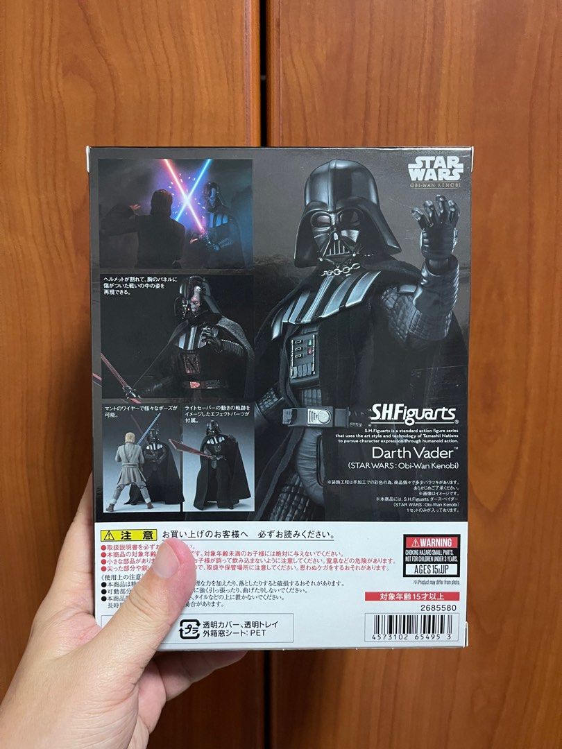 Shfiguarts Shf Darth Vader Star Wars Obi Wan Kenobi Hobbies And Toys Toys And Games On Carousell