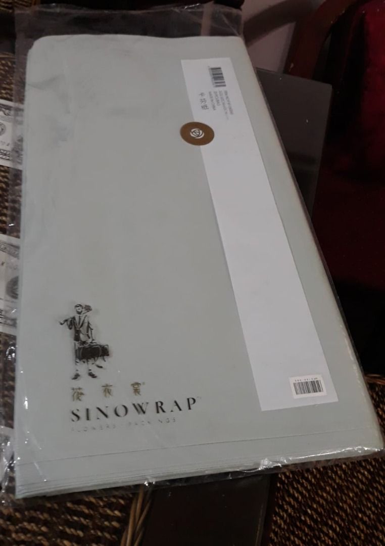 SINOWRAP Flower Packing Wrap - 60 x 60 cm, Hobbies & Toys, Stationery ...