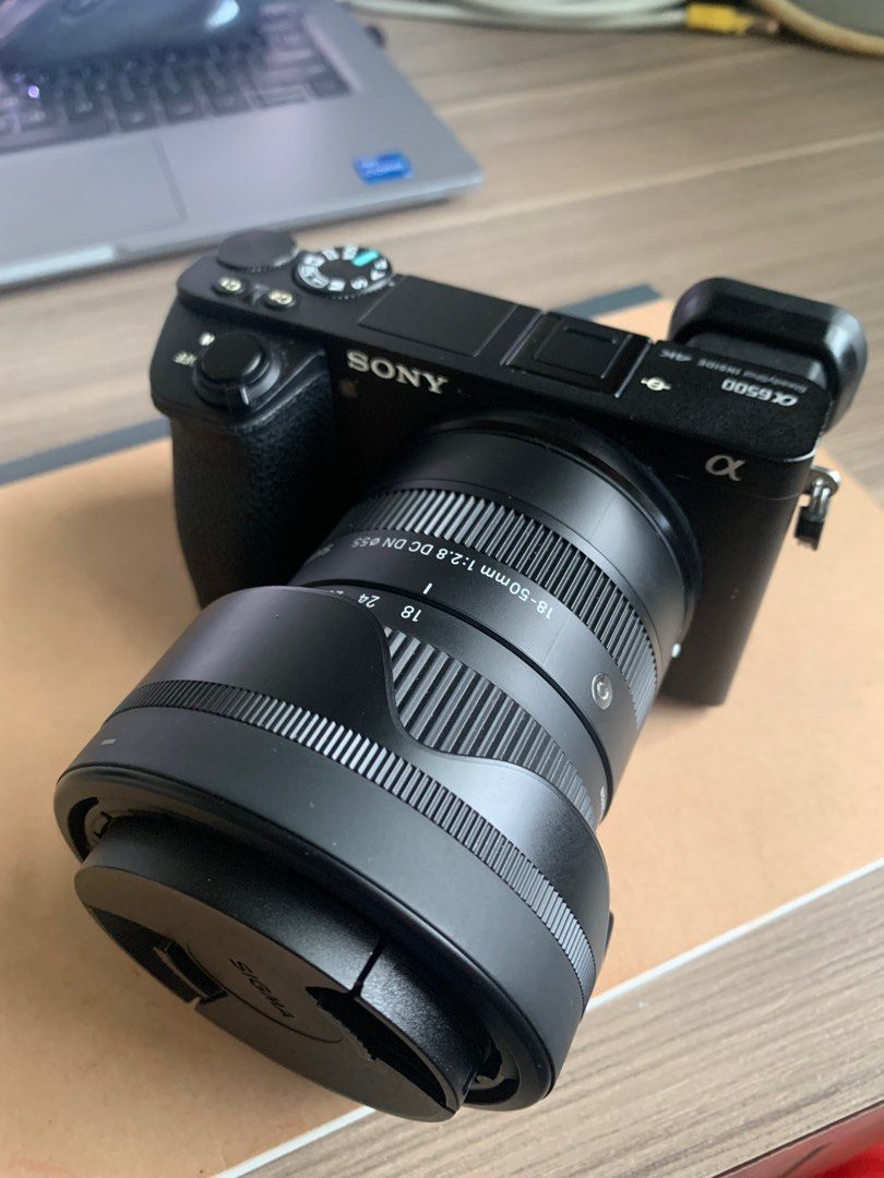 Sony a6500 with Sigma 18-50mm f2.8, Photography, Cameras on Carousell