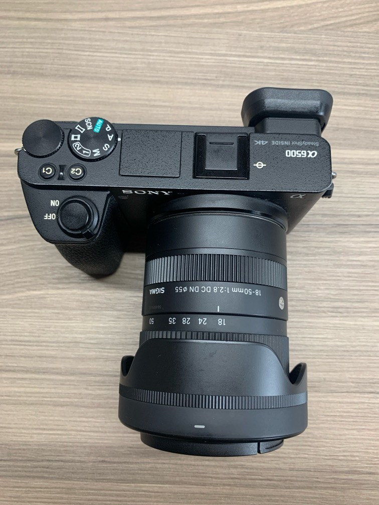 Sony a6500 with Sigma 18-50mm f2.8, Photography, Cameras on Carousell