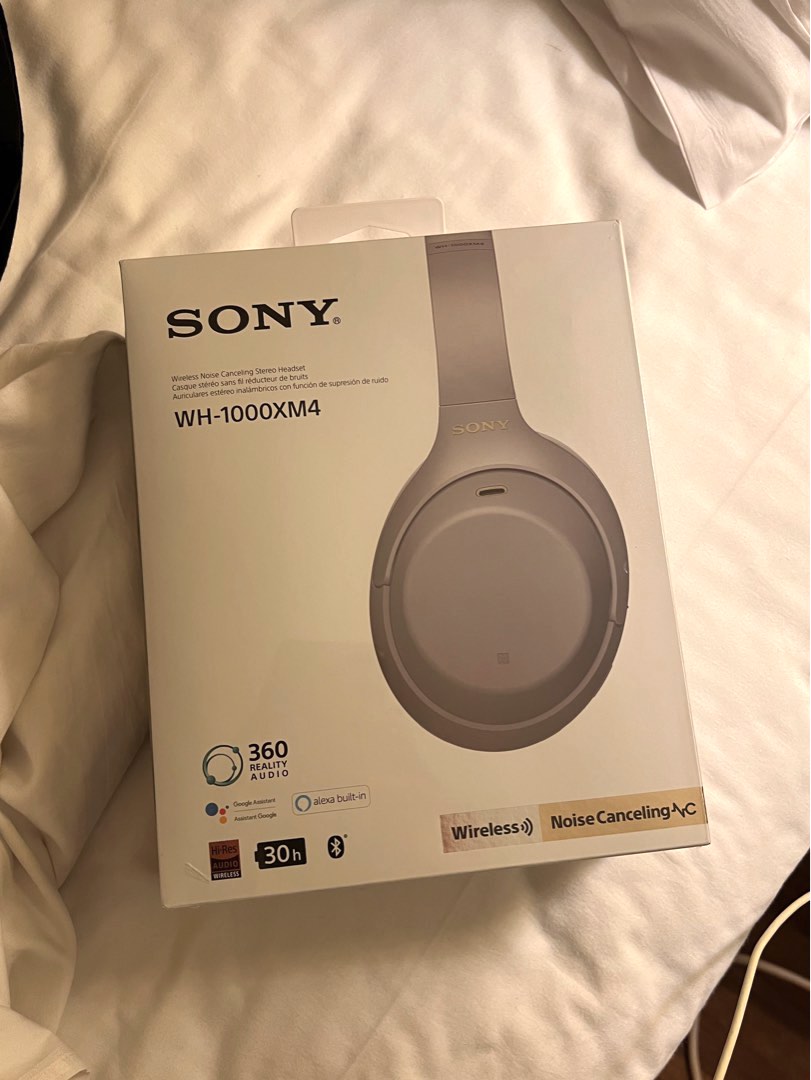 Sony WH-1000XM4 beige / grey / silver, Audio, Headphones & Headsets on ...