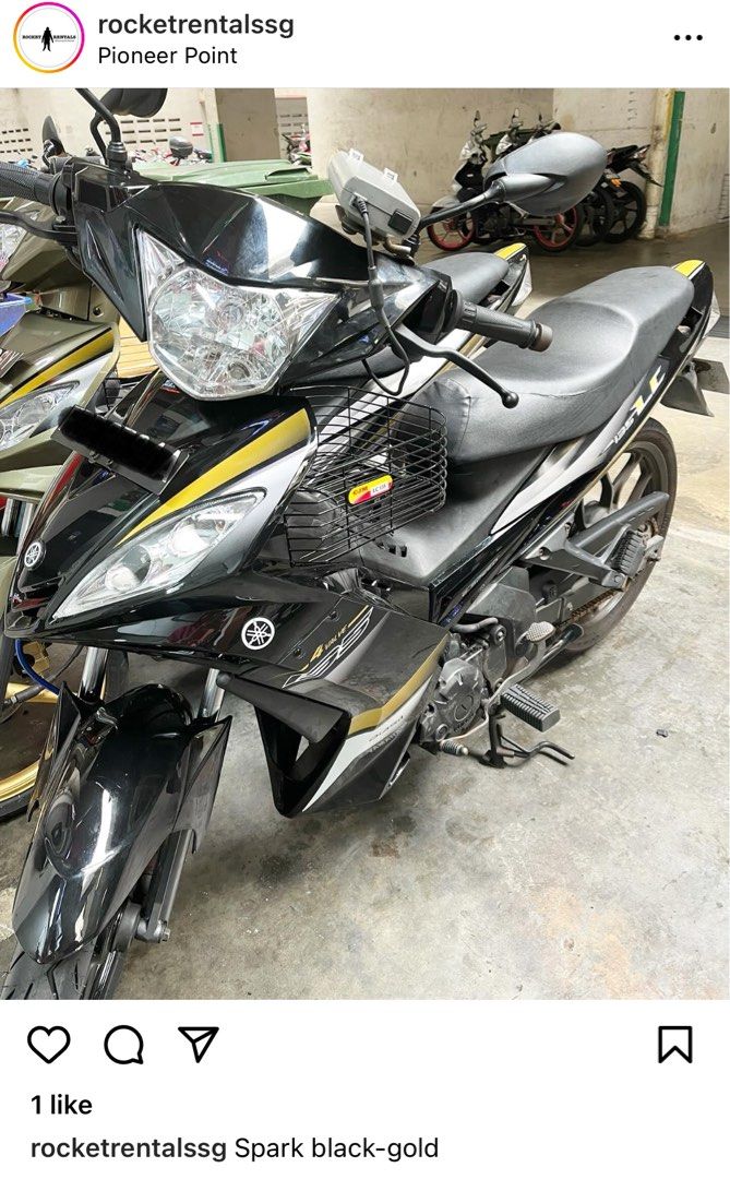 Spark Motorcycle Rental, Motorcycles, Motorcycle Rental on Carousell