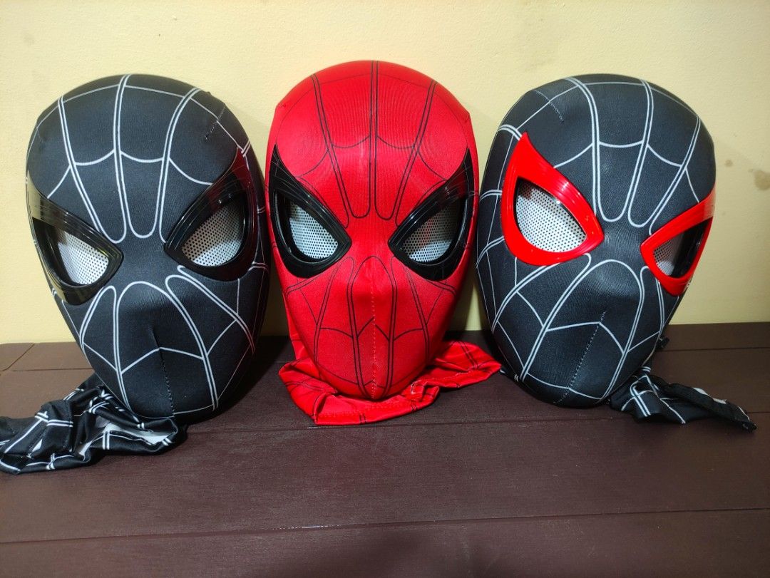 Spiderman Blinking Movable Mask TOY Cosplay Pang Regalo Mo, Hobbies ...