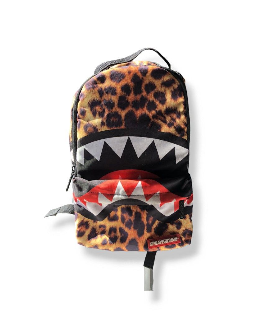 SPRAYGROUND LEOPARD SHARK, Men's Fashion, Bags, Backpacks on Carousell