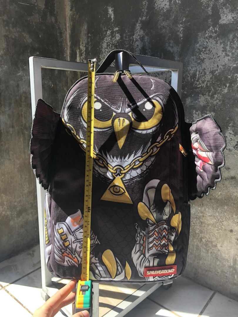 SPRAYGROUND OWL WINGS BACKPACK, Men's Fashion, Bags, Backpacks on Carousell