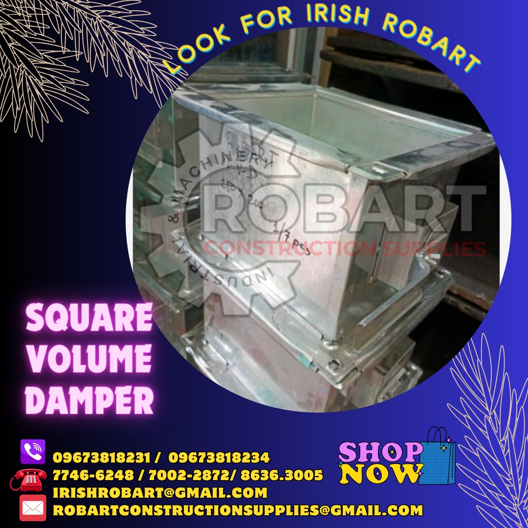 Square Volume Damper, Commercial & Industrial, Construction Tools ...