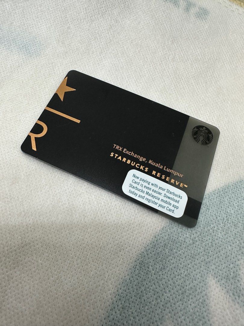 Starbucks card TRX, Video Gaming, Gaming Accessories, Game Gift Cards & Accounts on Carousell